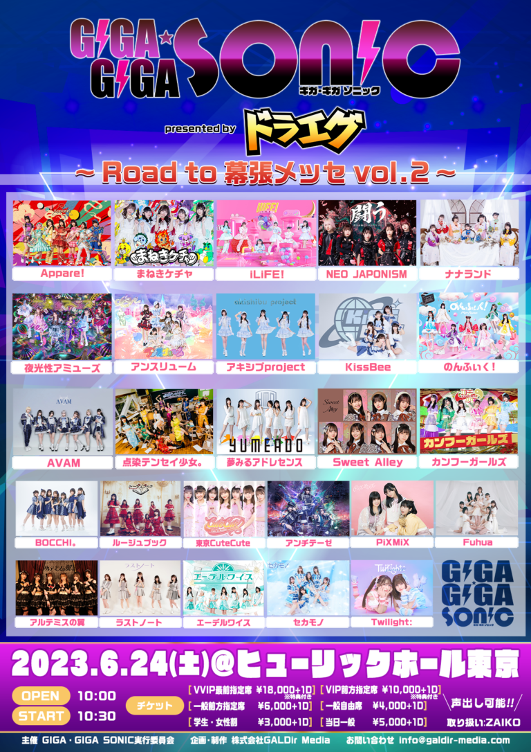 HISTORY - GIGA•GIGA SONIC